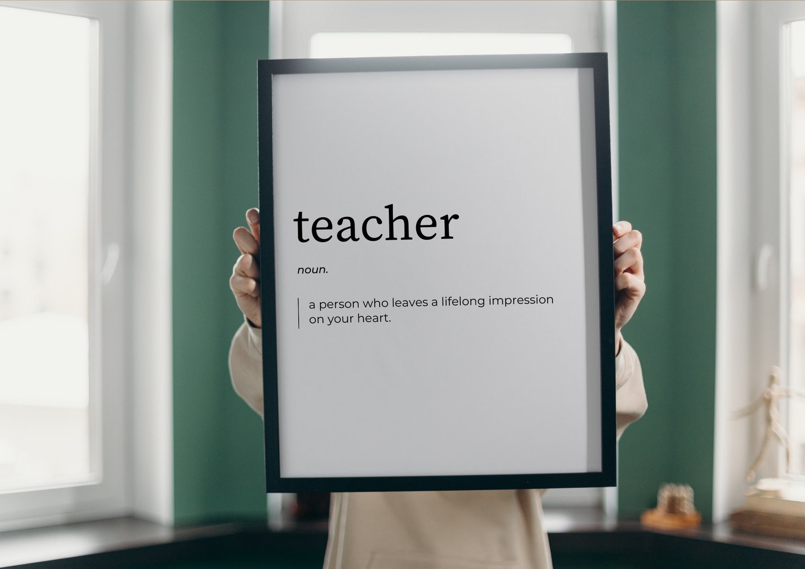 Teacher Gift, Teacher Definition, Teacher Definition Poster, Teacher ...
