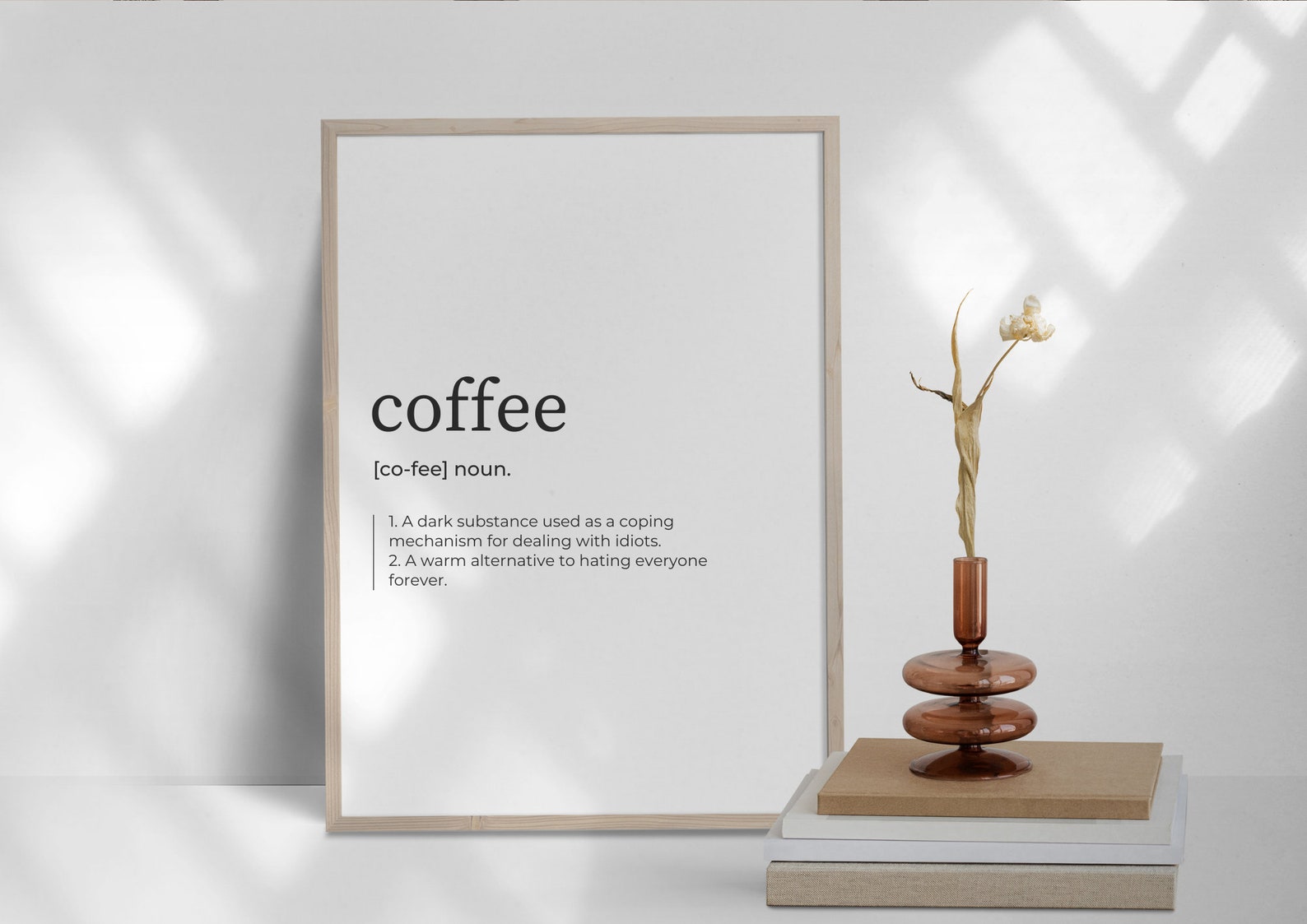 Coffee Definition Print, Humorous Definition Print, Coffee Definition ...