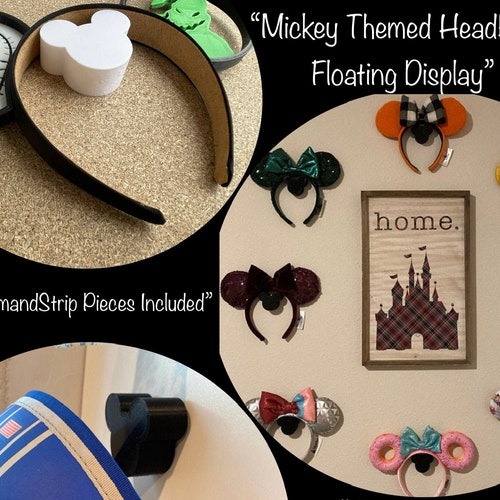 Mickey Themed Ear Display Wall Mount | Etsy