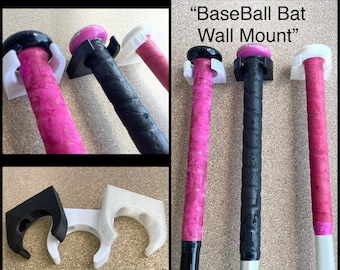 Baseball Bat Wall Mount Hanger Vertical Display - Etsy