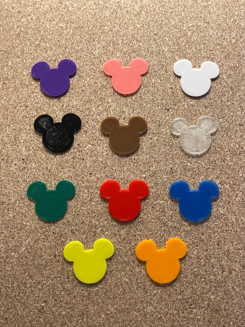 Decorated Mickey Ear Wall Displays Choose Any Color Scheme - Etsy