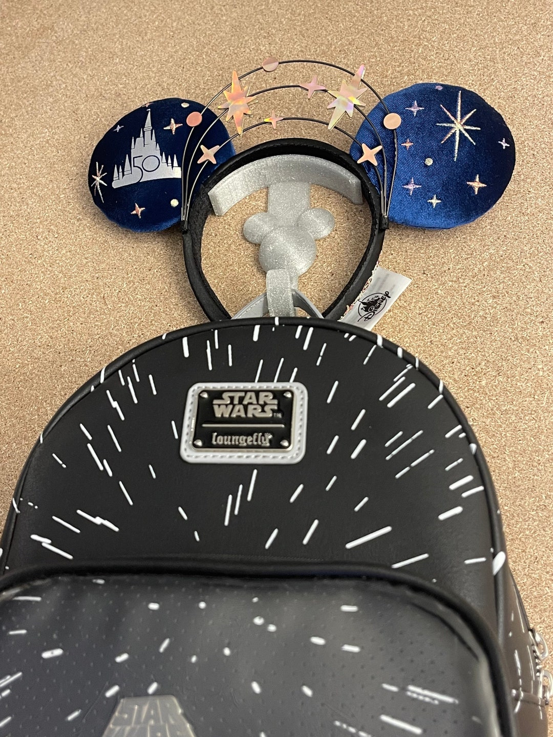 Mickey Themed Backpack/ear Display Combo, Best Disney Inspired Solution ...