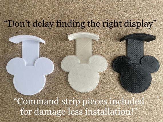 Mickey Themed Ear Display Wall Mount | Etsy