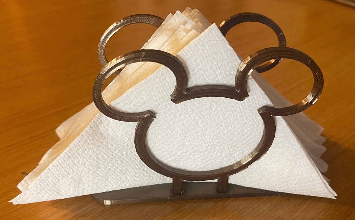 Mickey Mouse Themed Napkin Holder 3D Printed - Etsy