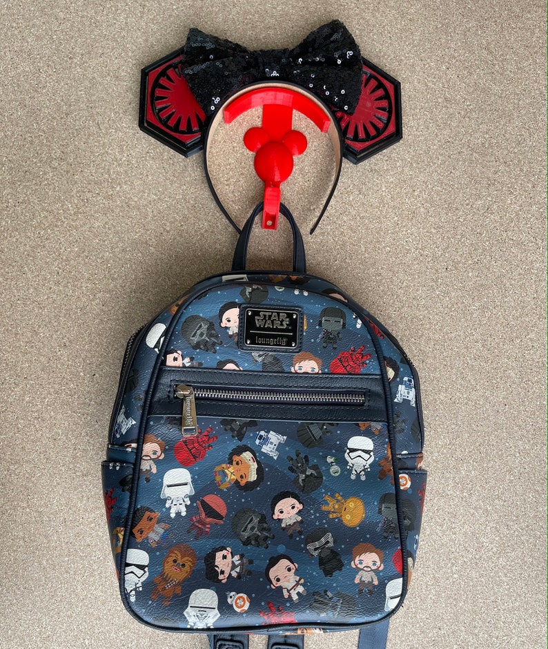 Mickey Themed Backpack/ear Display Combo - Etsy