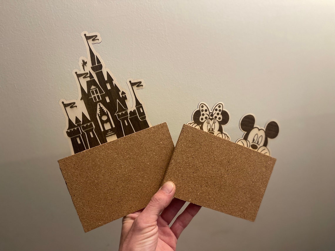 Pin Trading Castle Peeking Mickey & Minnie Cork Board Pin - Etsy