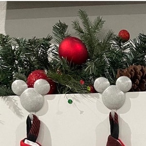 Mickey Themed Christmas Stocking Holder - Etsy