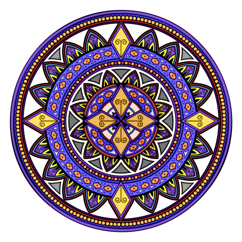 Coloring Pages High Resolution Mandalas - Etsy