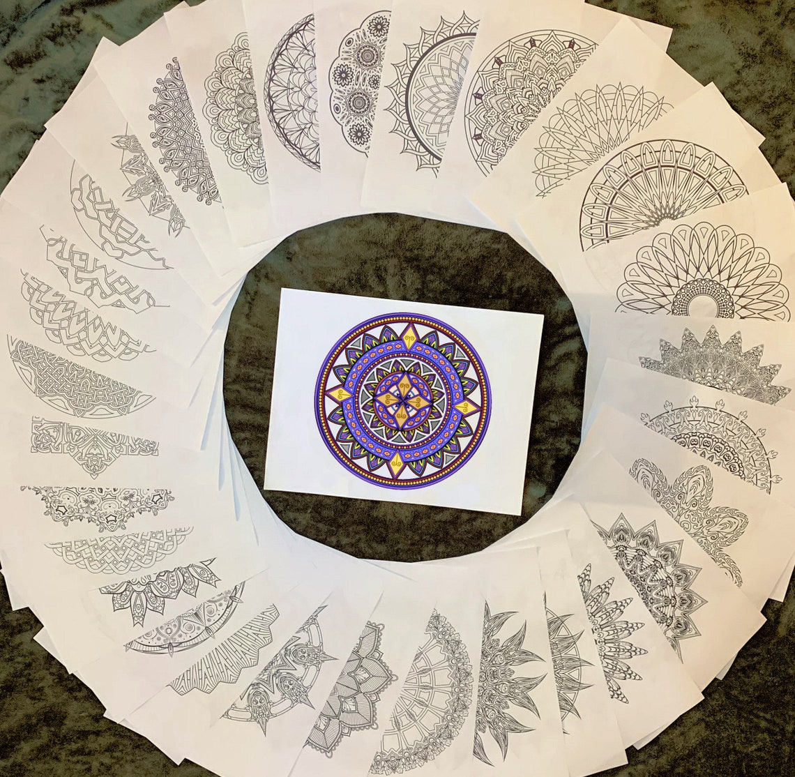 Coloring Pages — High Resolution Mandalas - Etsy