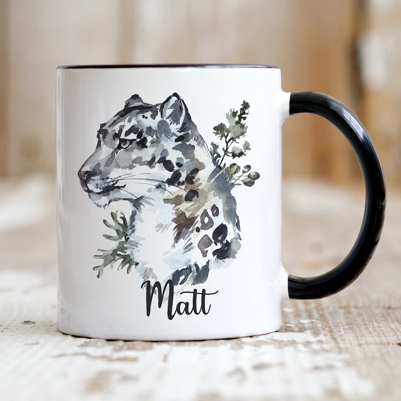 Leopard Coffee Mug - Etsy