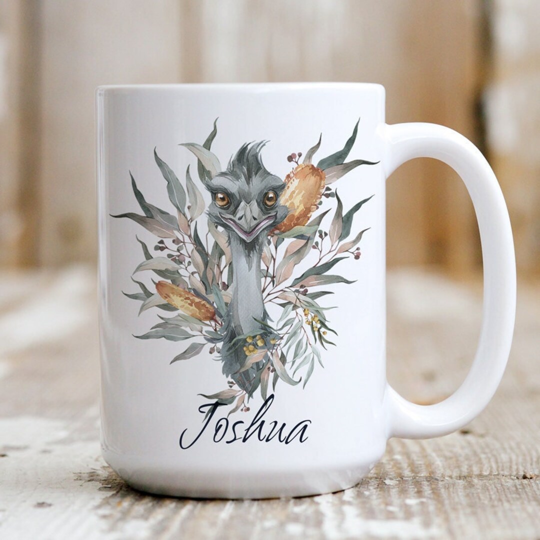 Personalised Emu Mug Personalised Mug - Etsy