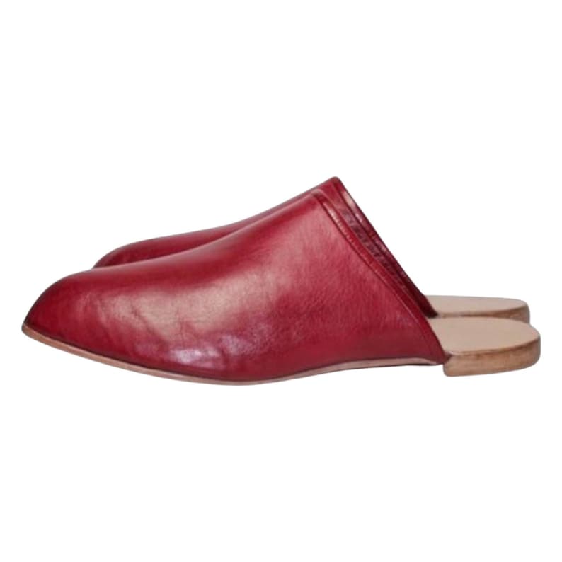 17th & 18th Century Handmade Reproduction Men's Red Moroccan Leather ...