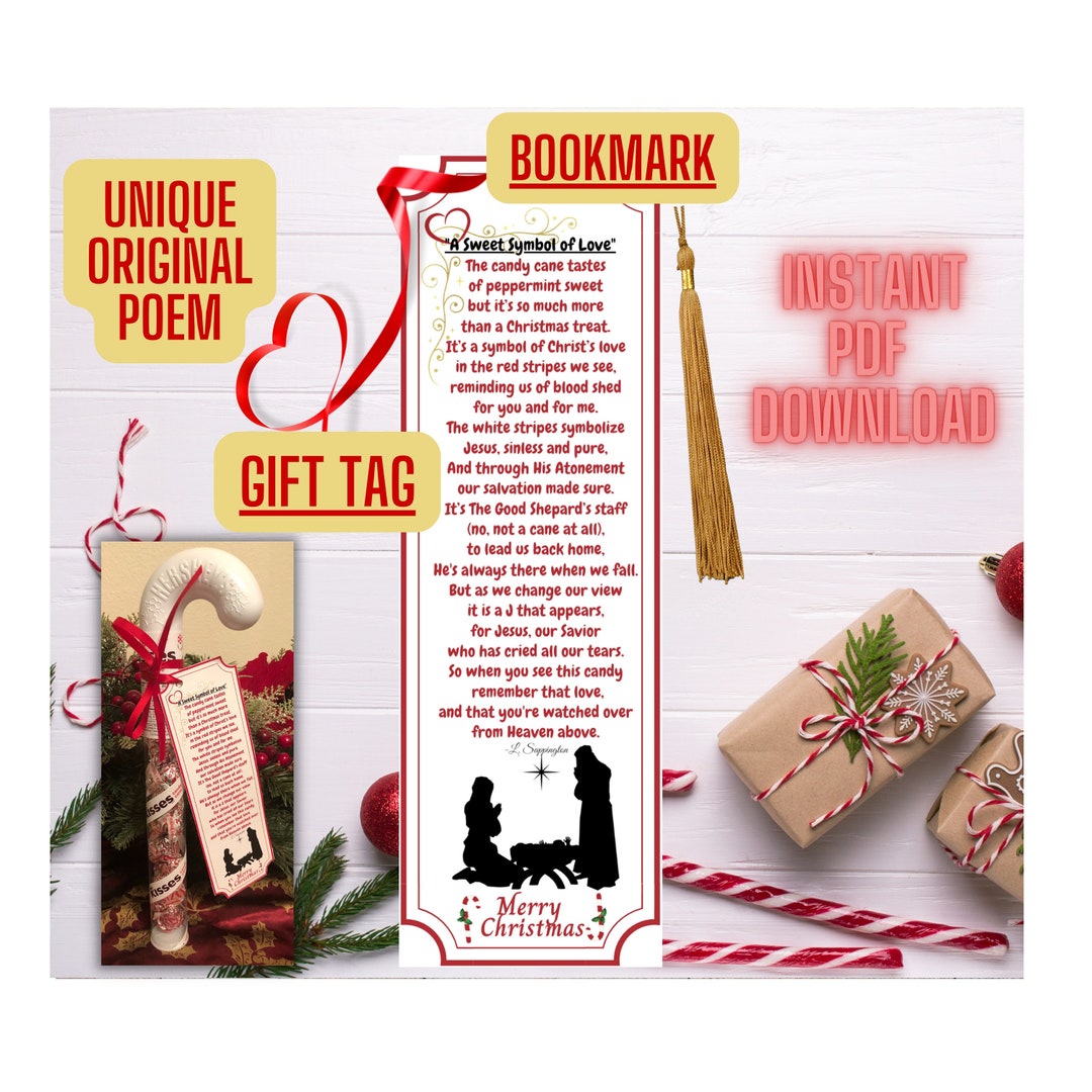 Gift Tag or Bookmark Original Poem-"a Sweet Symbol of Love" Christian ...