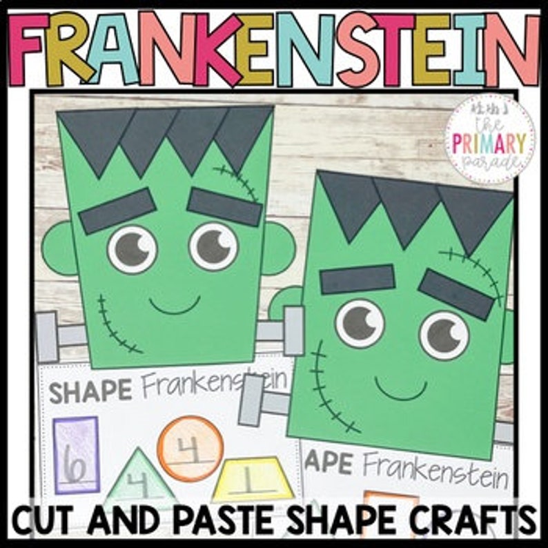 Fall Shape Craft Bundle | Halloween Shape Craft | Frankenstein | Witch ...