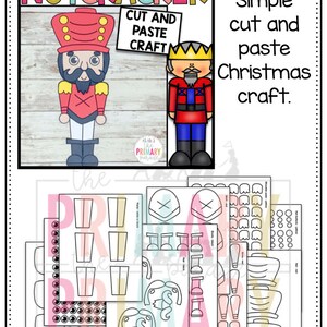 Nutcracker Craft | Christmas Craft - Etsy