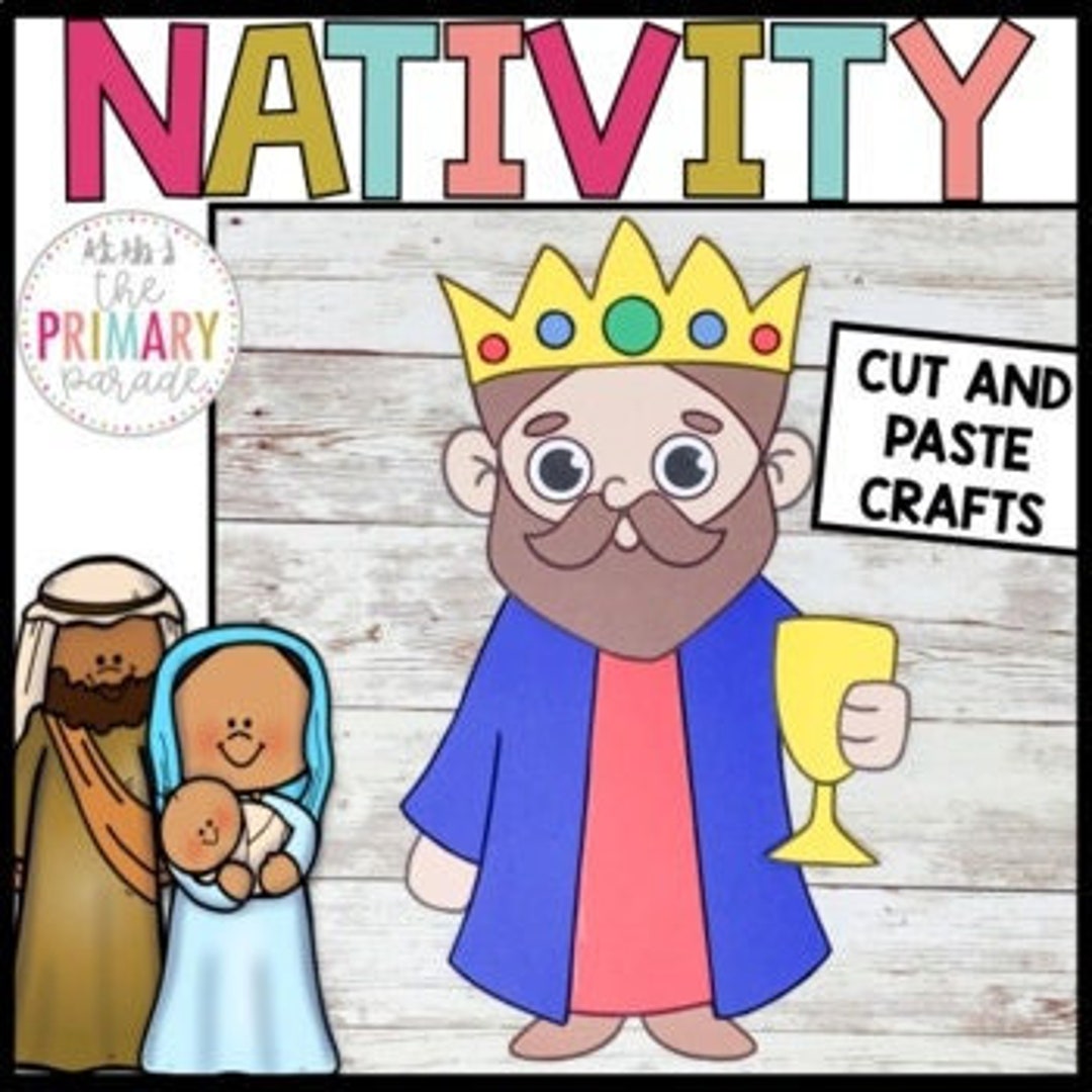 Nativity Craft Wiseman Craft Jesus Christmas Craft - Etsy