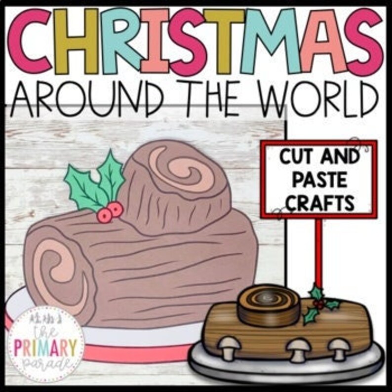 Yule Log Craft | Christmas Around the World | Holidays Around the World ...