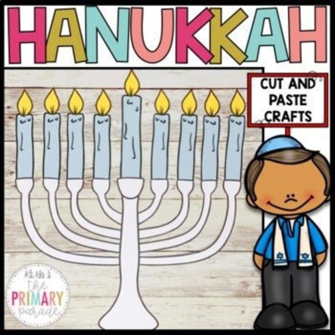 Menorrah Craft | Hanukkah Craft | Holidays Around the World | Israel - Etsy