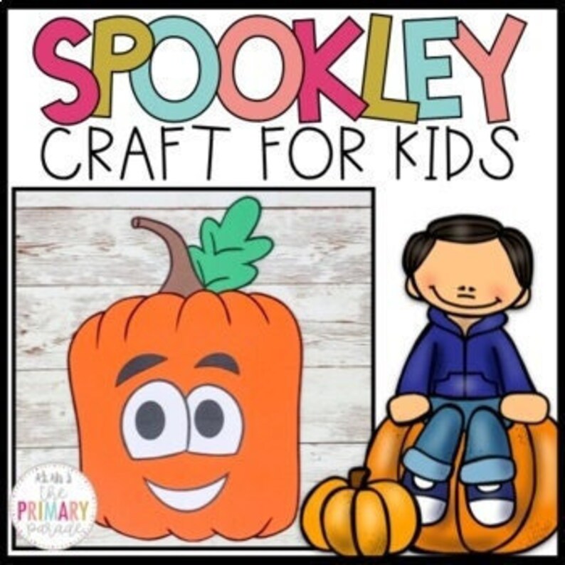 Spookley the Square Pumpkin Craft | Halloween Craft | Fall Craft - Etsy