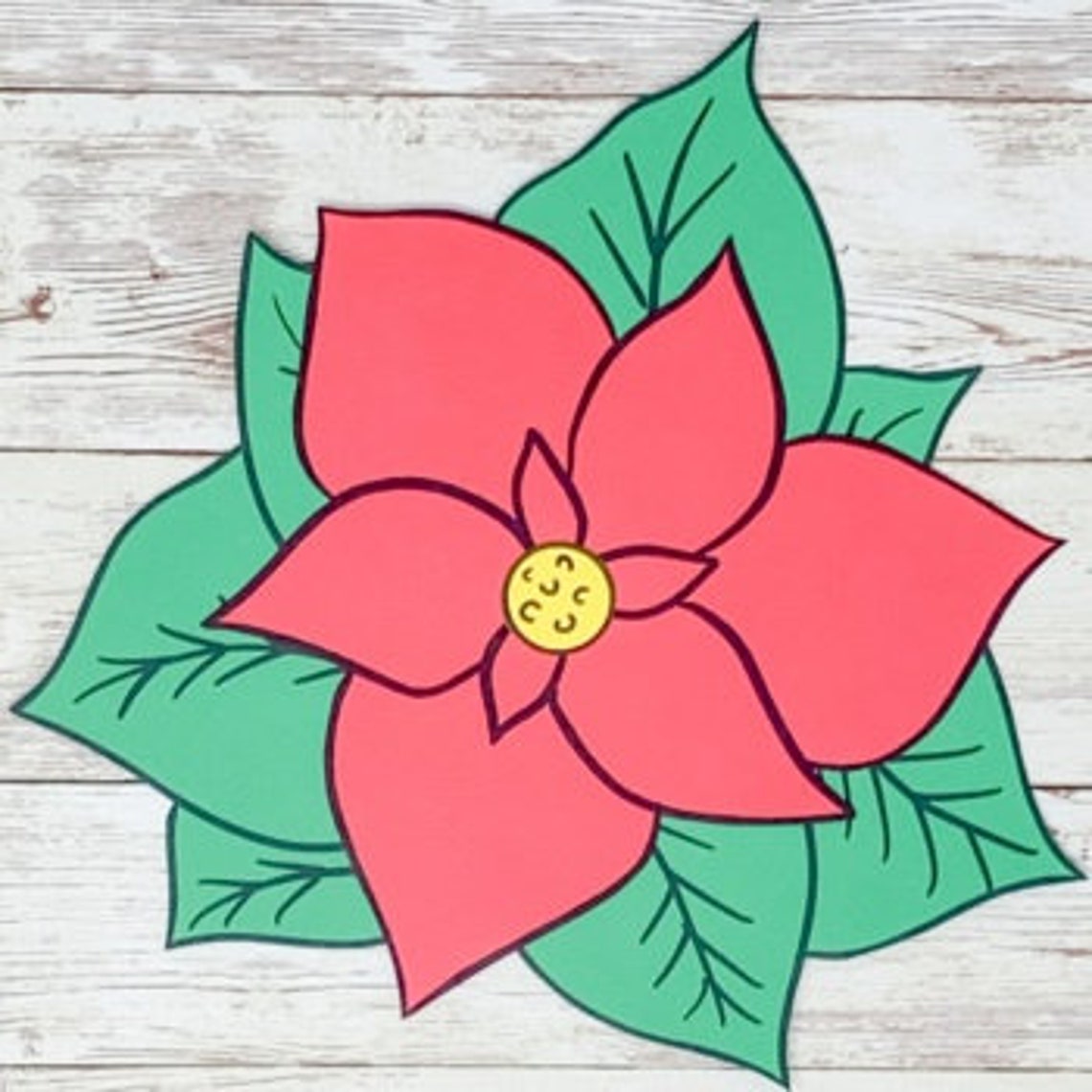 Poinsettia Craft | Las Posadas Craft | Christmas Around the World - Etsy