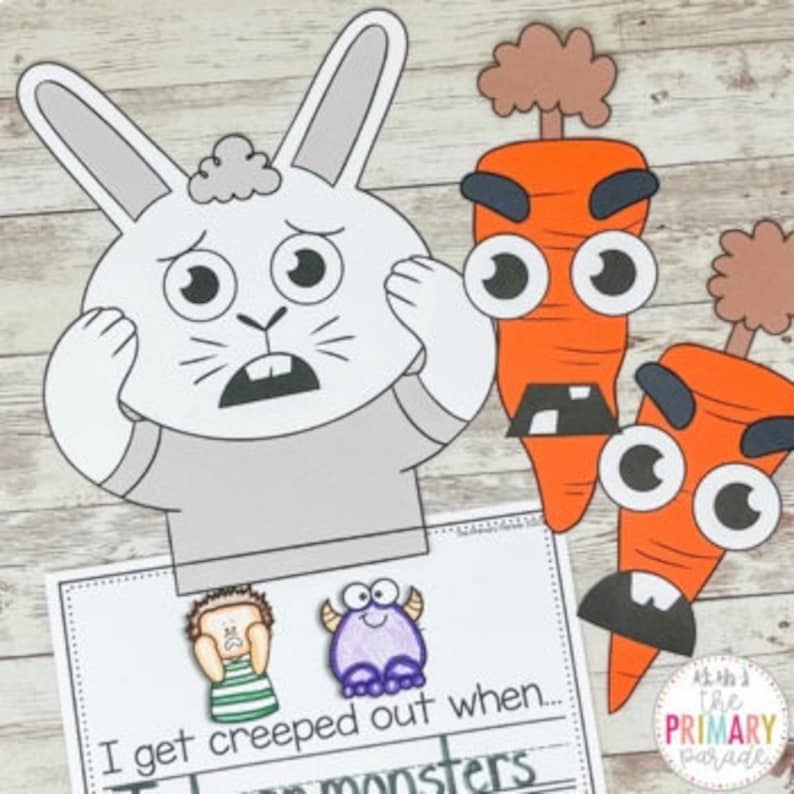 Creepy Carrots Craft | Halloween Craft | Halloween Read Aloud - Etsy