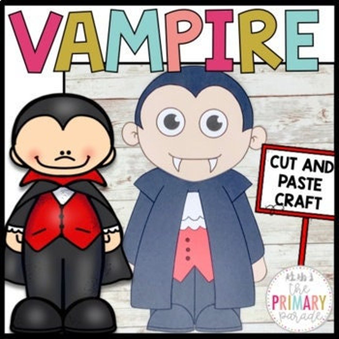 Vampire Craft | Halloween Crafts | Fall Crafts - Etsy