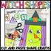 Fall Shape Craft Bundle | Halloween Shape Craft | Frankenstein | Witch ...