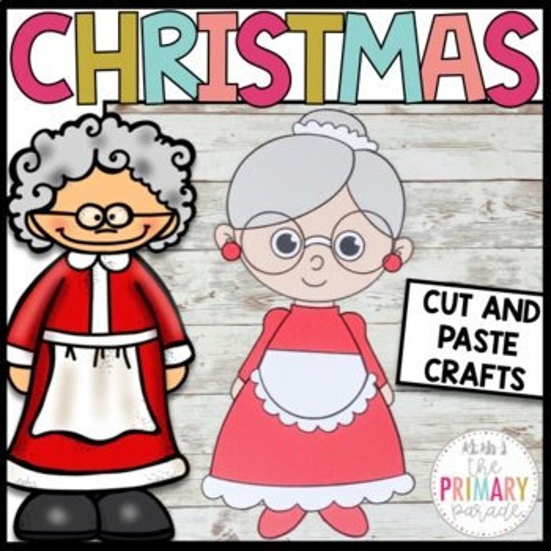 Mrs Claus Craft | Christmas Craft | Santa Craft | Winter Holiday Craft ...