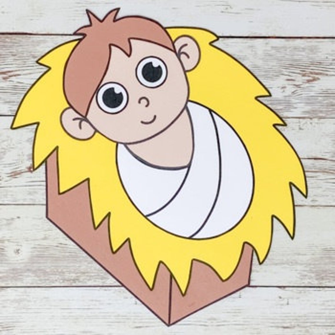 Baby Jesus Craft | Nativity Craft | Christmas Craft - Etsy