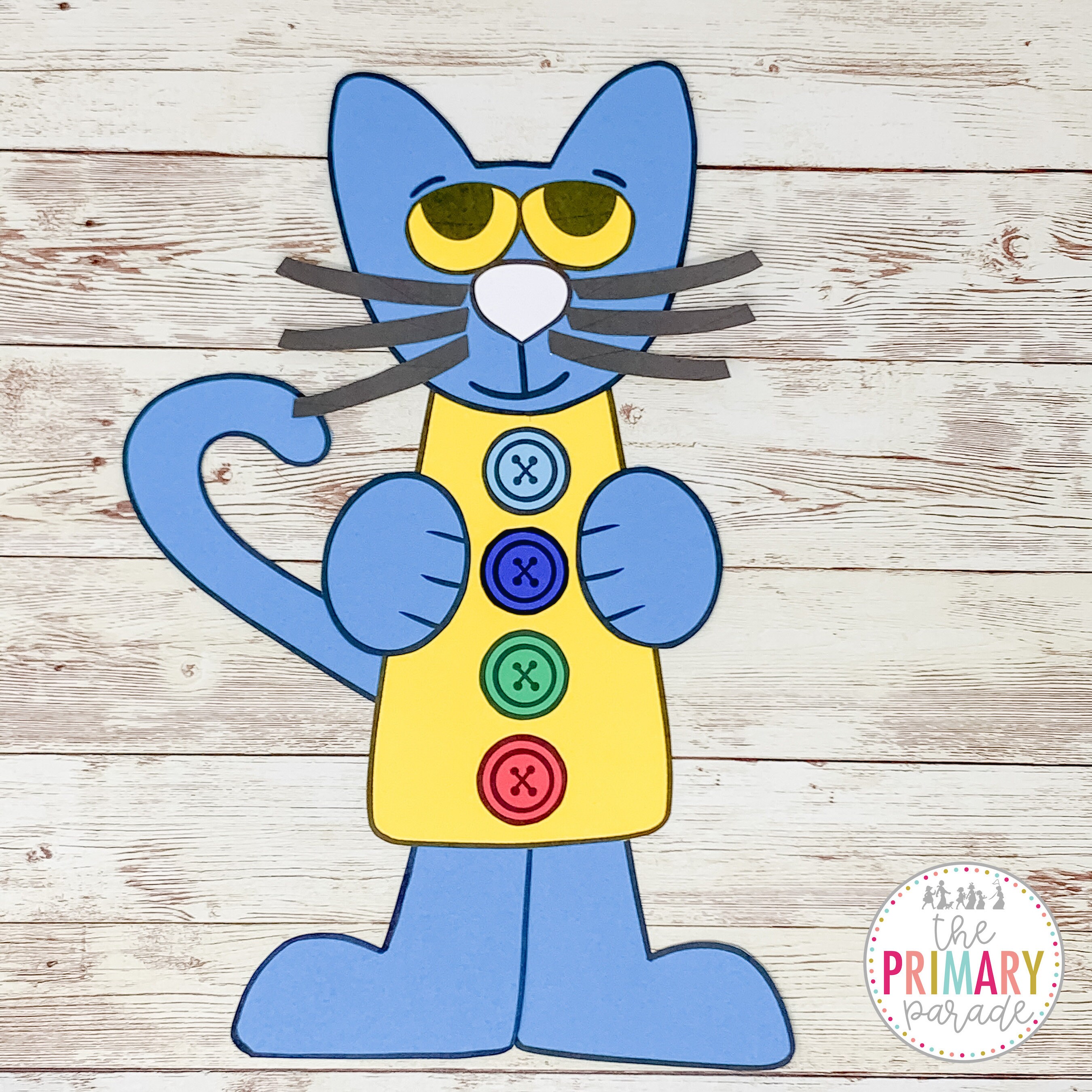 Pete the Cat Craft - Etsy