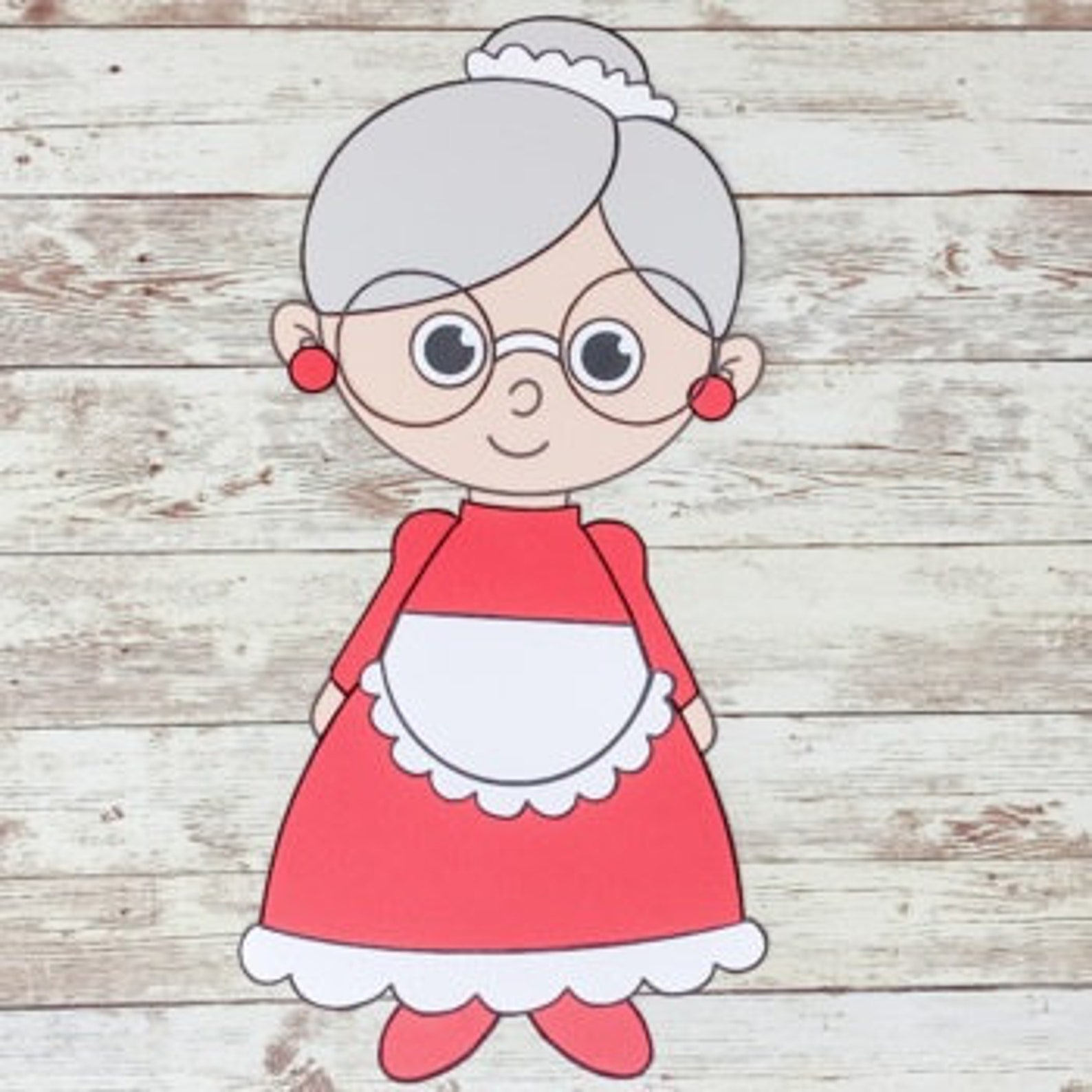 Mrs Claus Craft | Christmas Craft | Santa Craft | Winter Holiday Craft ...