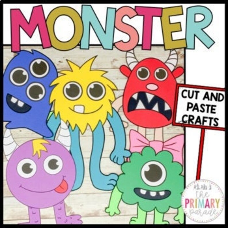 Monster Craft Bundle | Halloween Crafts | Space Crafts | Alien Craft - Etsy