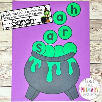 Halloween Name Craft | Cauldron Craft | Witch Name Craft | Halloween ...