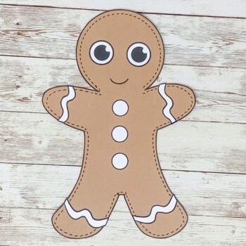 Gingerbread Man Craft | Christmas Crafts and Activities | Winter ...
