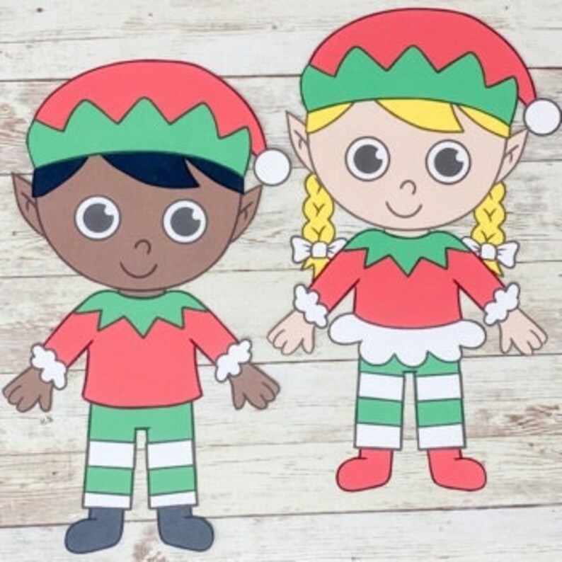 Elf Craft | Christmas Craft | Elf Activities - Etsy