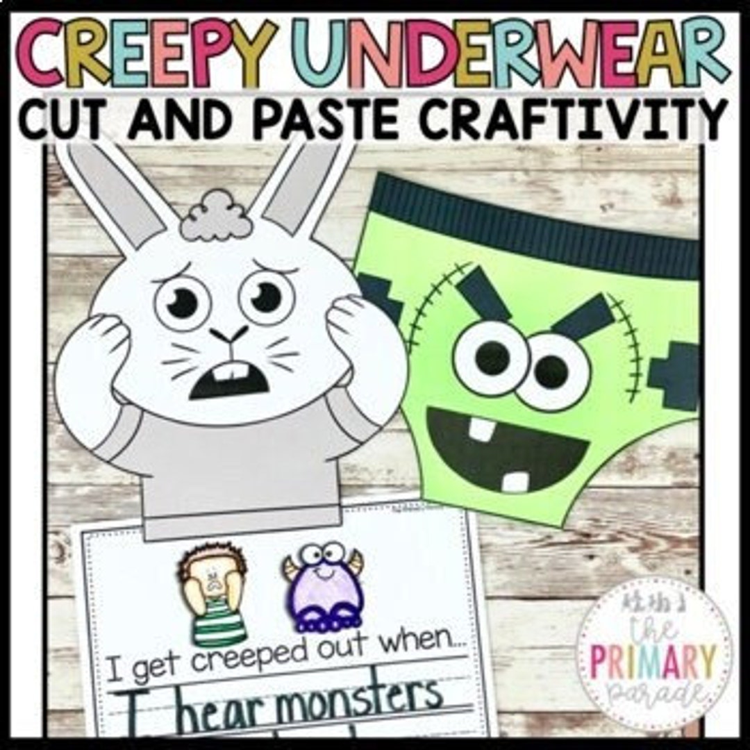 Creepy Pair of Underwear Craft | Halloween Craft | Halloween Read Aloud ...