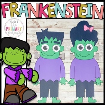 Frankenstein Craft | Halloween Crafts | Fall Crafts - Etsy