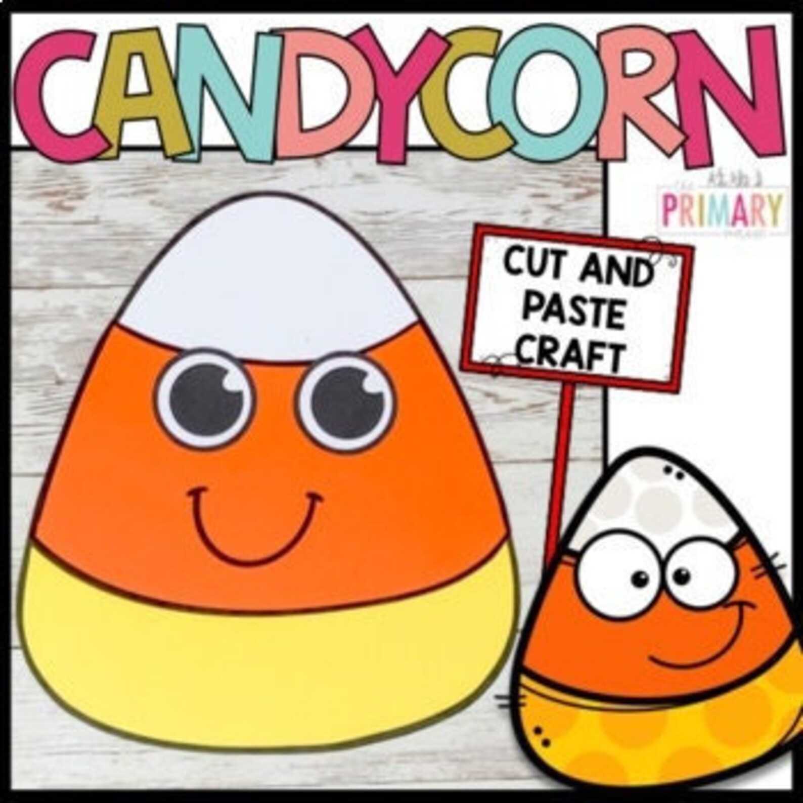 Candy Corn Craft | Halloween Crafts | Fall Crafts - Etsy