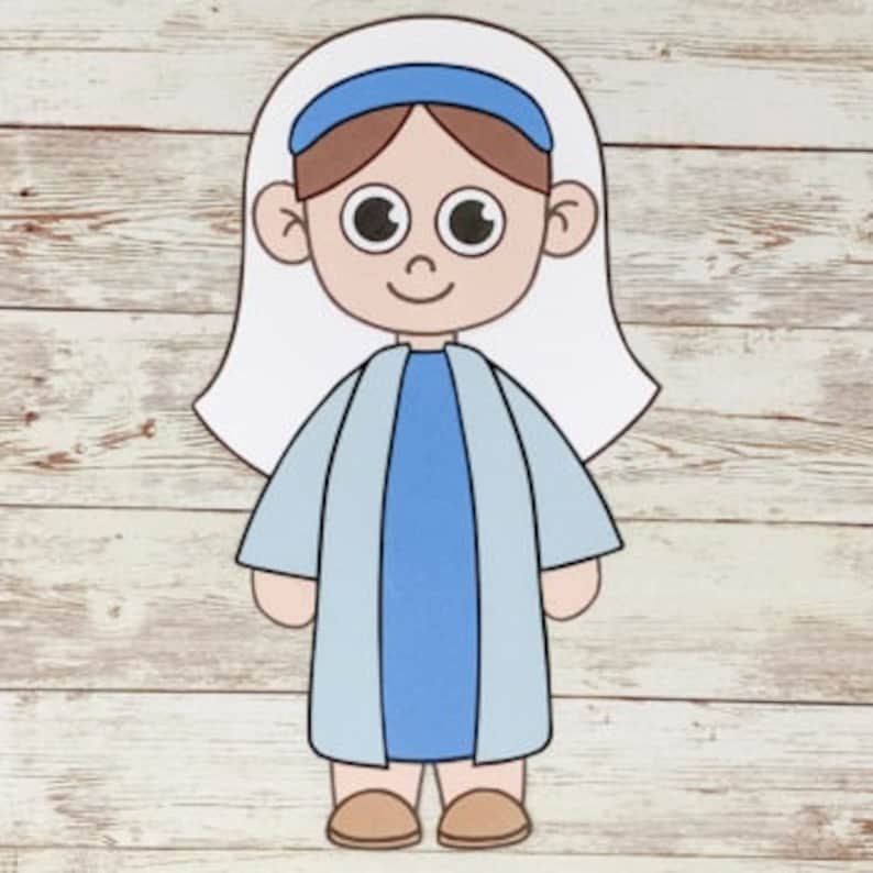 Mary Craft | Nativity Craft | Jesus | Christmas Craft - Etsy
