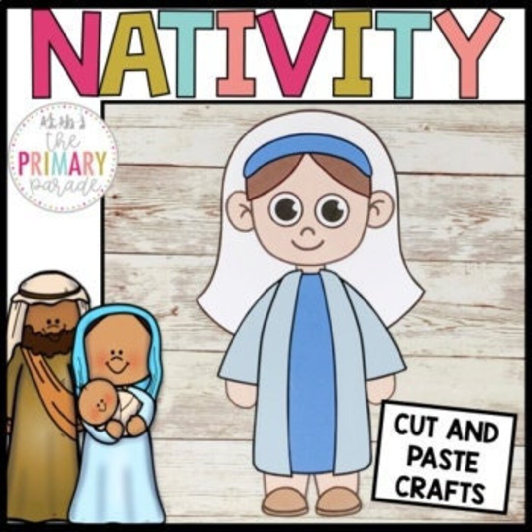 Mary Craft | Nativity Craft | Jesus | Christmas Craft - Etsy
