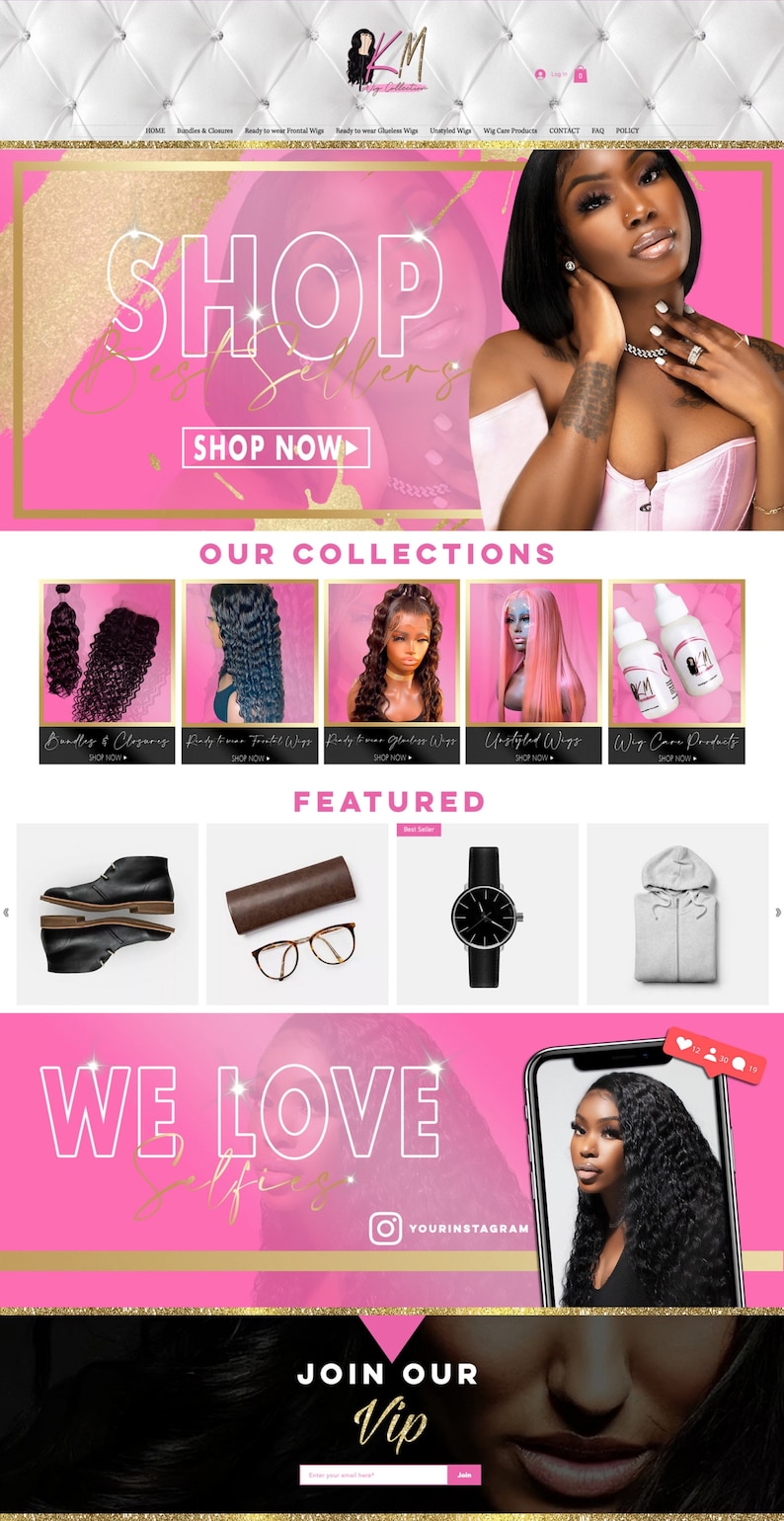 Website Banner Accessory Banner Sunglasses Banner Fashion - Etsy