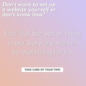 Baby Clothes Website Template Pastel Website Design - Etsy