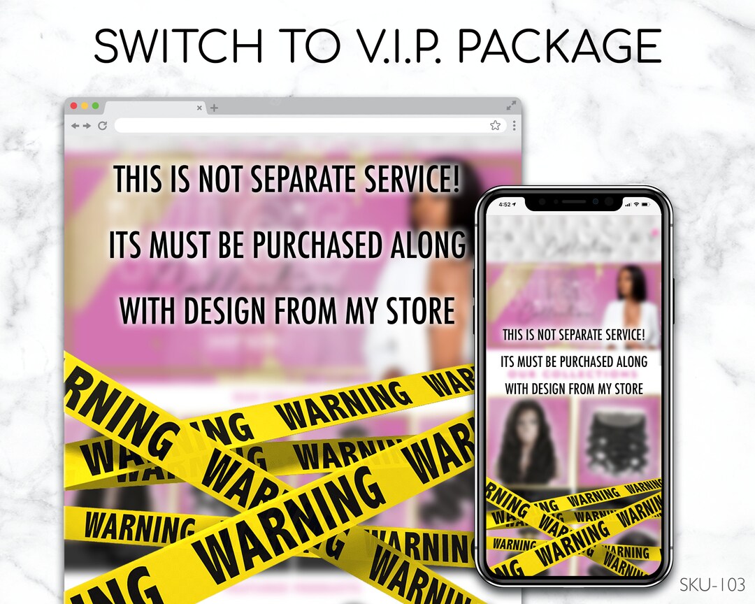 Switch to V.I.P. Package - Etsy