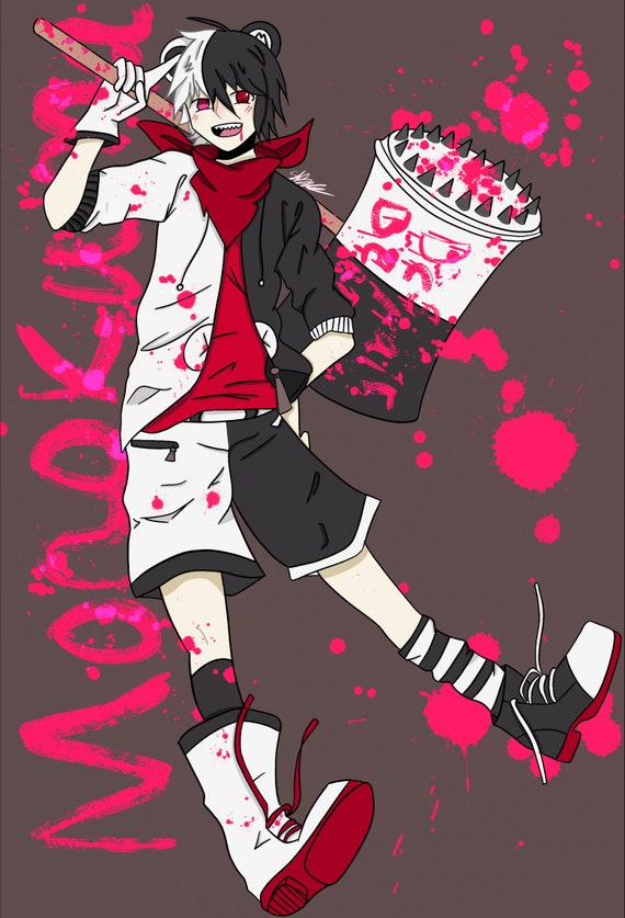 Monokuma Print - Etsy