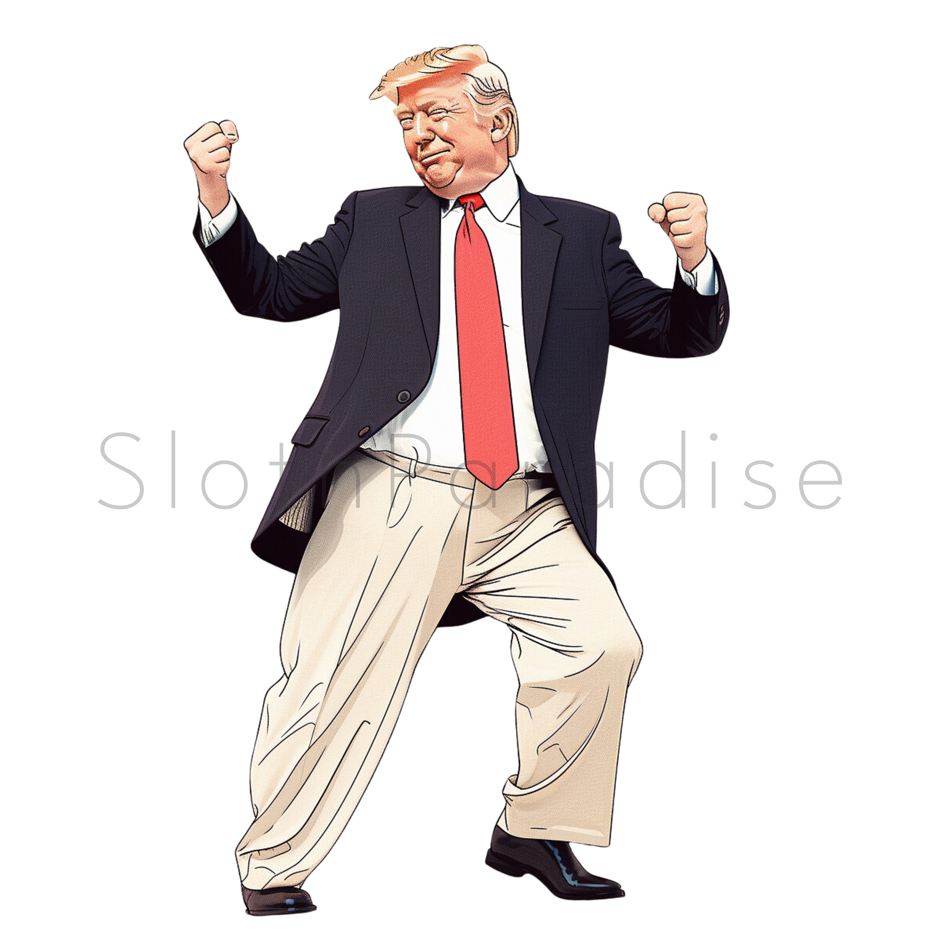 10 PNG Humorous Trump Funny Victory Dance Transparent Digital Download ...