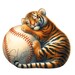 10 Baseball Animals Pngs Transparent Watercolor Clipart - Etsy