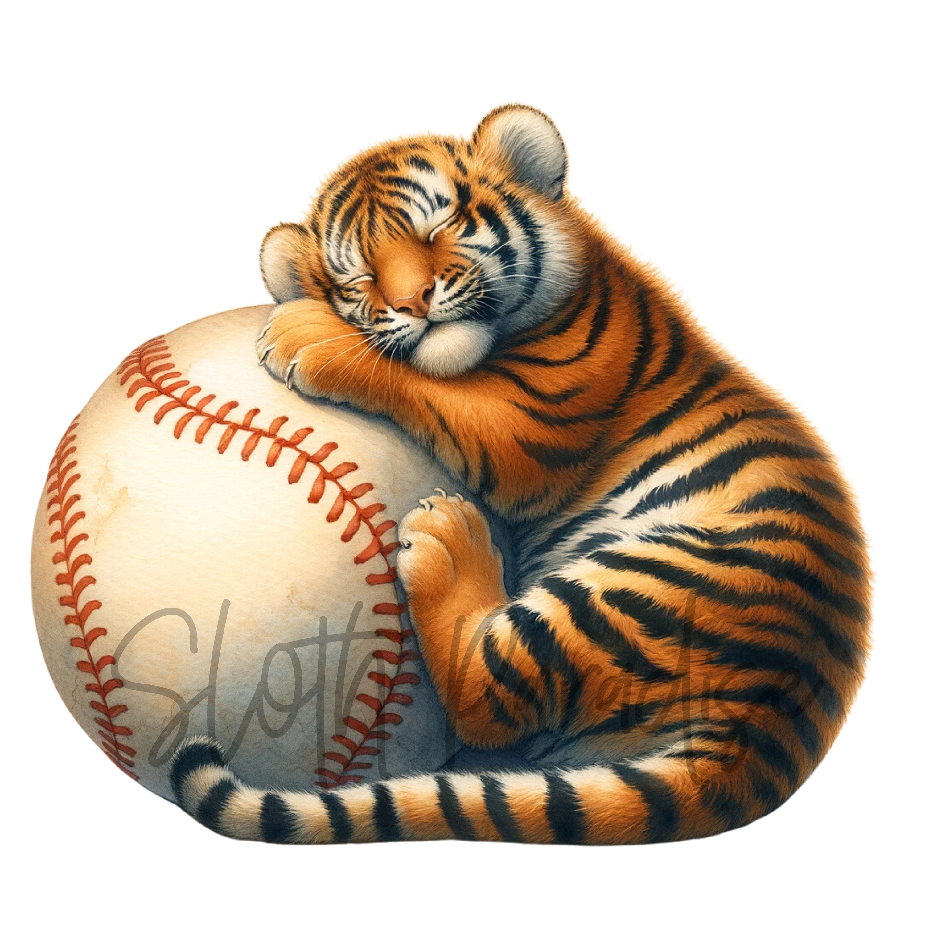 10 Baseball Animals Pngs Transparent Watercolor Clipart - Etsy