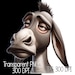 Bored Donkey Digital Download Annoyed Humorous Donkey Illustration ...