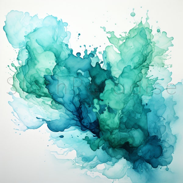 Wall Art Turquoise - Etsy