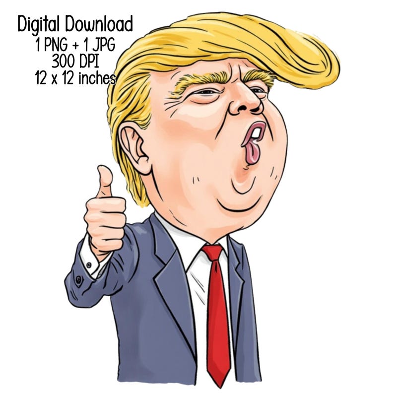Donald Trump Clipart - Etsy